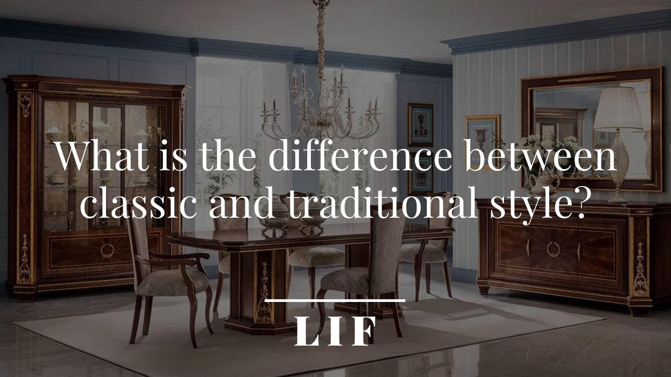 What is the difference between classic and traditional style?